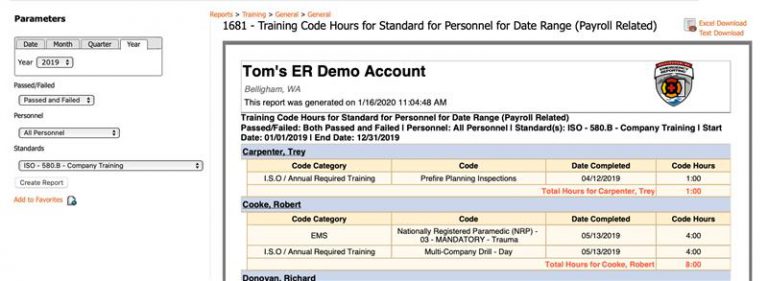 How to Build NFPA 1401 Compliant Training Records - Emergency Reporting
